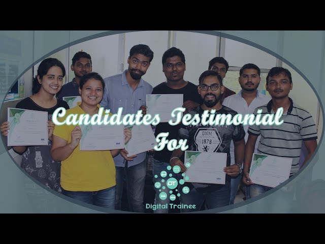 Reviews & Feedback by Digital Trainee Students | Testimonials